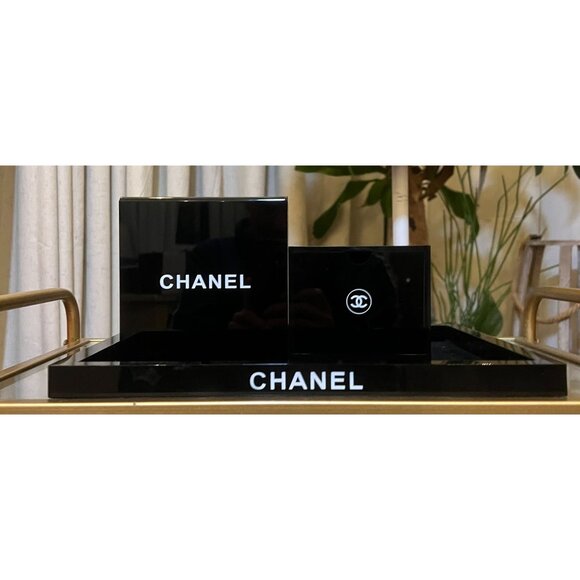 CHANEL | Makeup | Chanel Black Display Vanity Tray | Poshmark